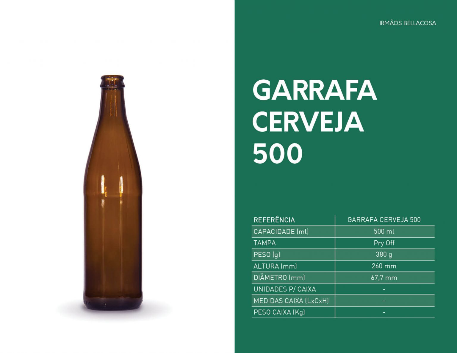 Garrafa Long Neck 355 Ambar - Irmãos Bellacosa Embalagens de Vidro